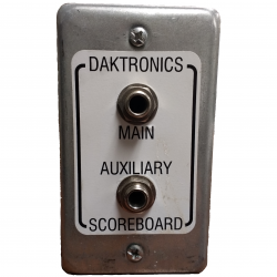 (0A-1196-0013) Daktronics Scoreboard Wired Dual Input J-Box